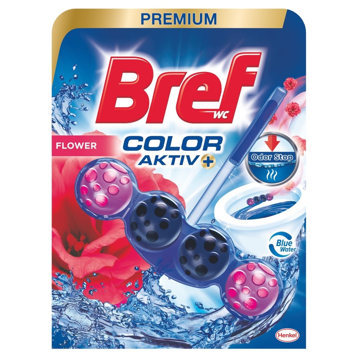 Bref Color Aktiv WC Blok S Vůní Květů A Technologií Odor Stop - Můj ...